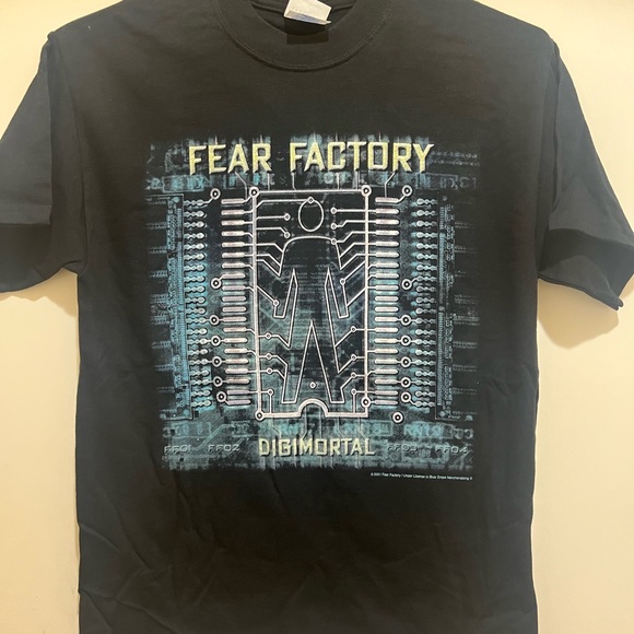 Fear Factory | Shirts | Fear Factory Vintage Tshirt Original Shock Tour ...